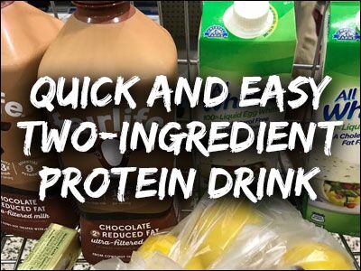 Quick and Easy Two-Ingredient Protein Drink