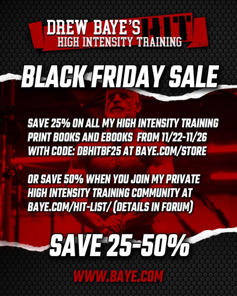 Drew Baye’s High Intensity Training